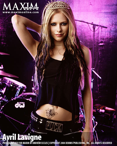 Avril Lavigne – Maxim, marec 2008 | Pikosky.sk
